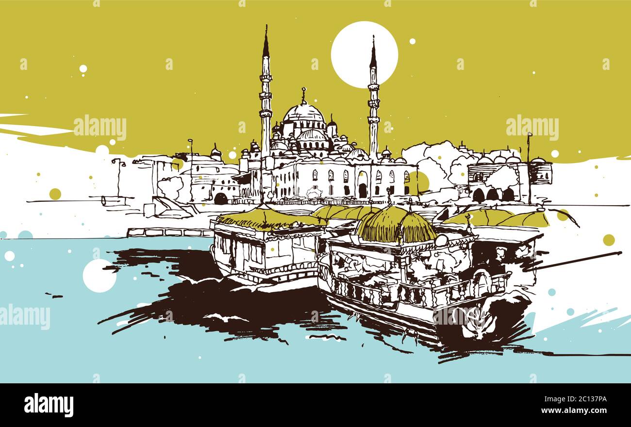 Yeni cami design Stock Vector Images - Alamy