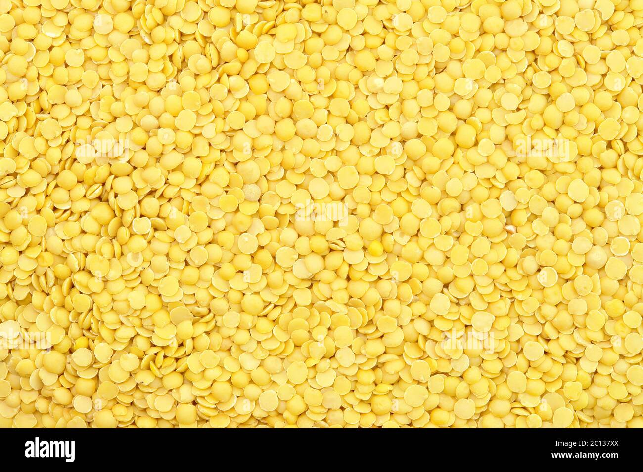 Yellow Lentils texture from top view Stock Photo - Alamy