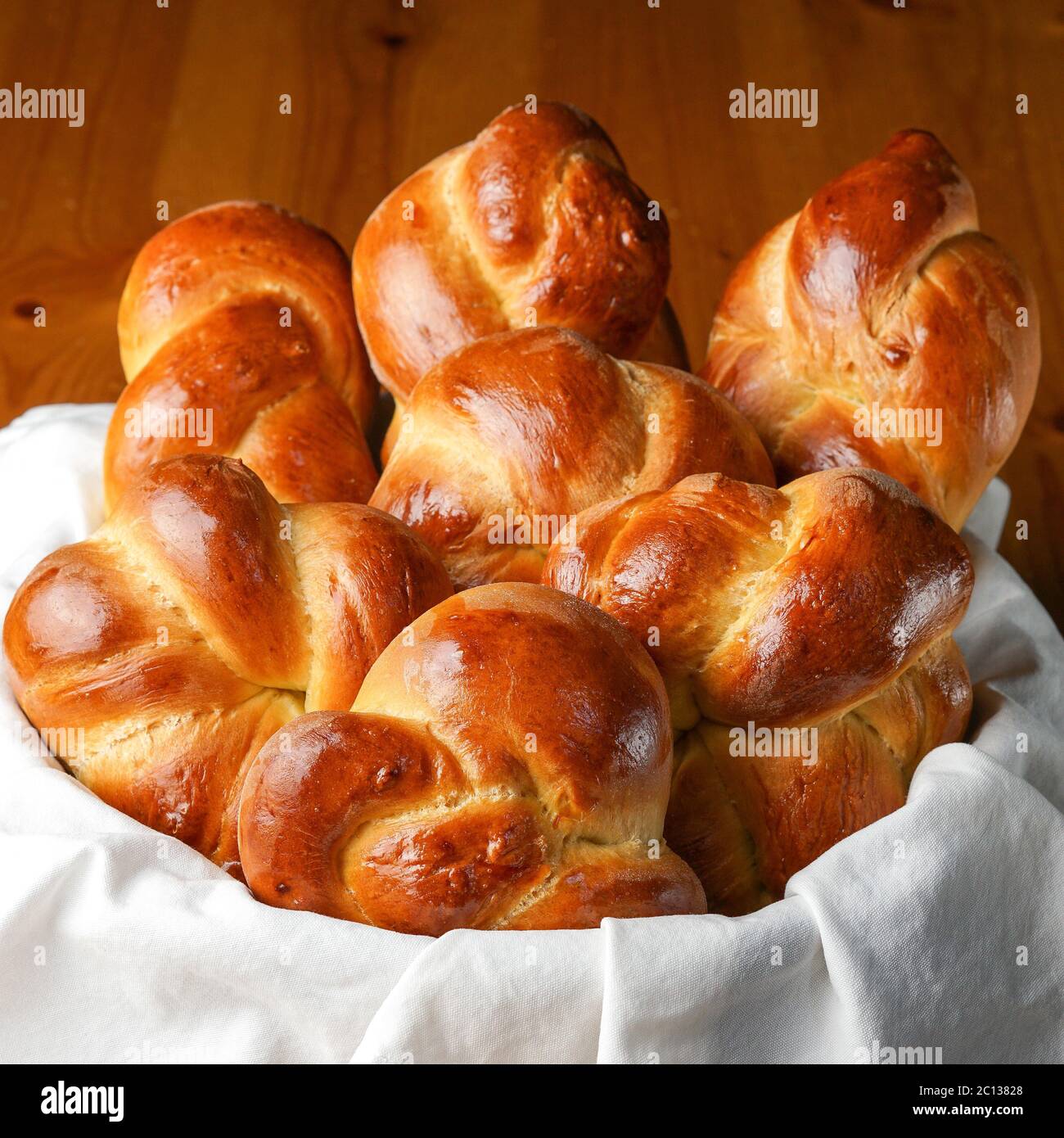 Homemade challah bread rolls Stock Photo - Alamy