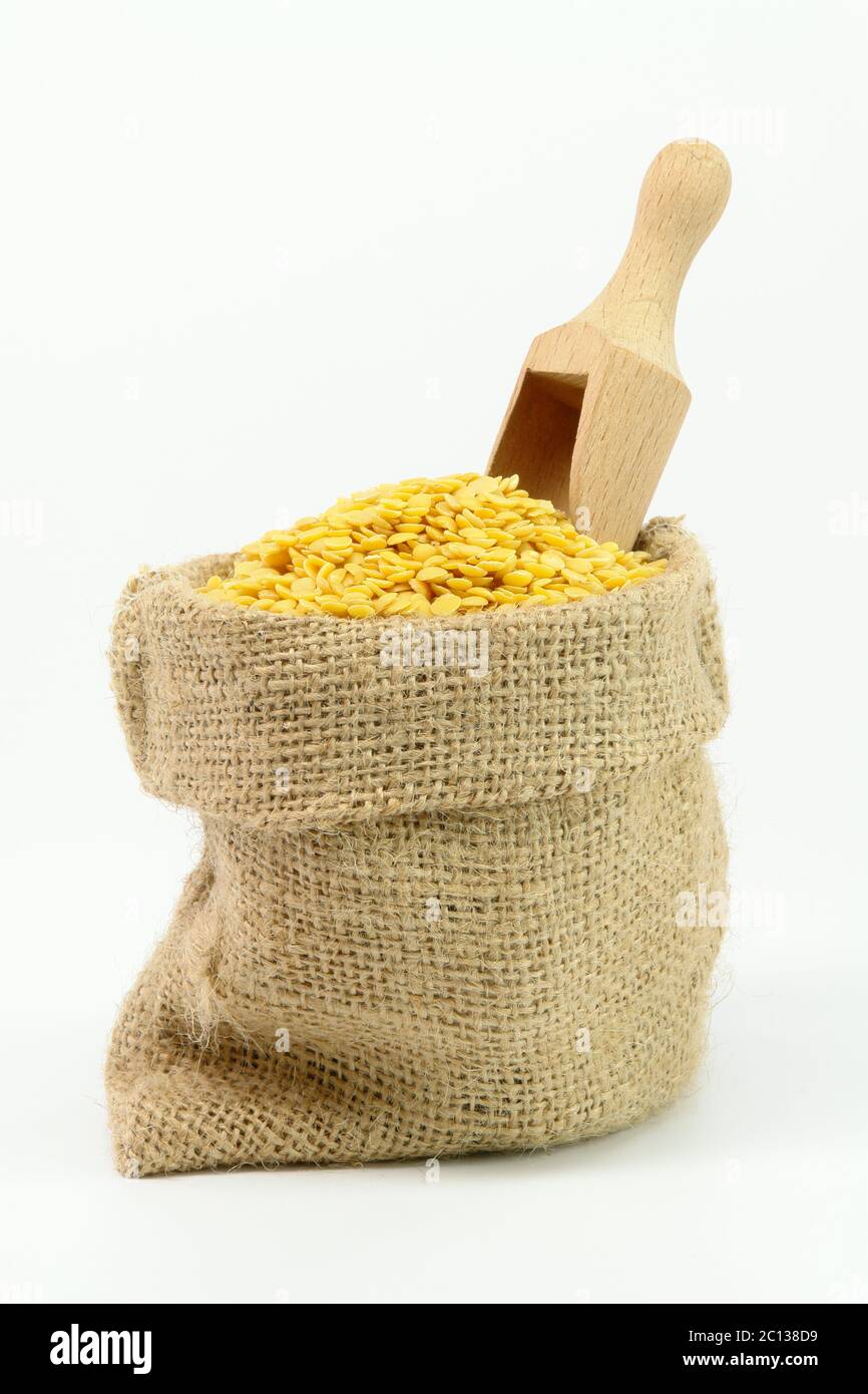 Isolated stack uncooked lentils hi-res stock photography and images - Alamy