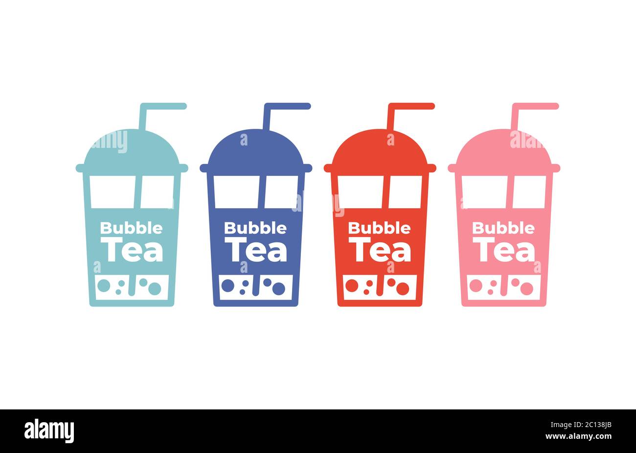 Bubble tea sign Stock Vector Images - Alamy