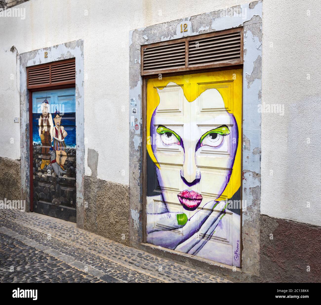 Santa Maria Street Stock Photo - Alamy