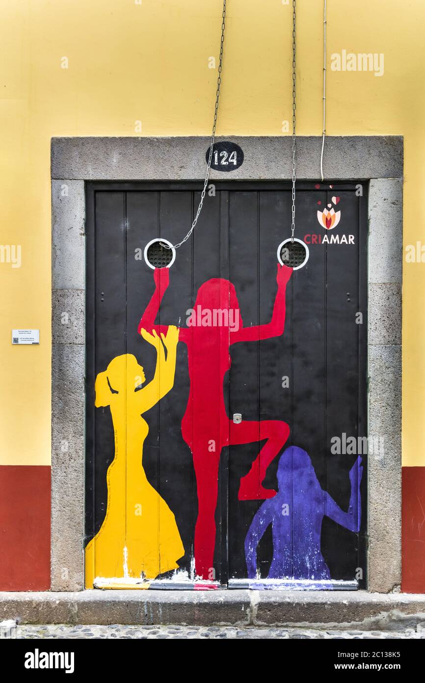 Santa Maria Street Stock Photo - Alamy