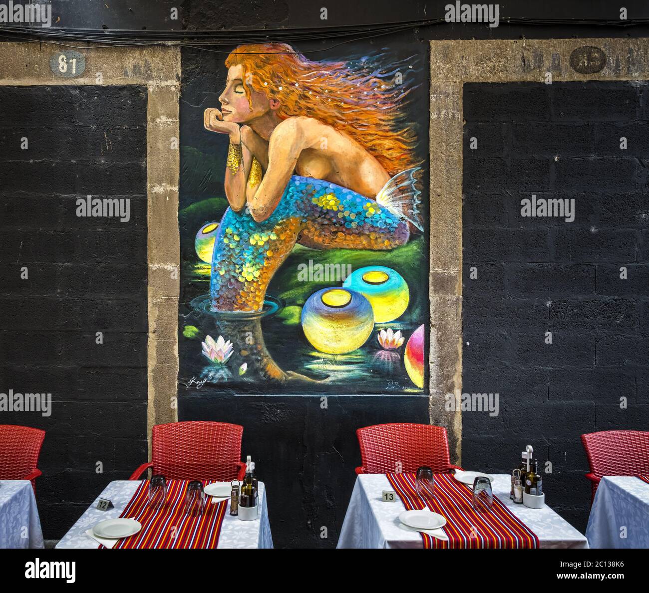 Santa Maria Street Stock Photo - Alamy