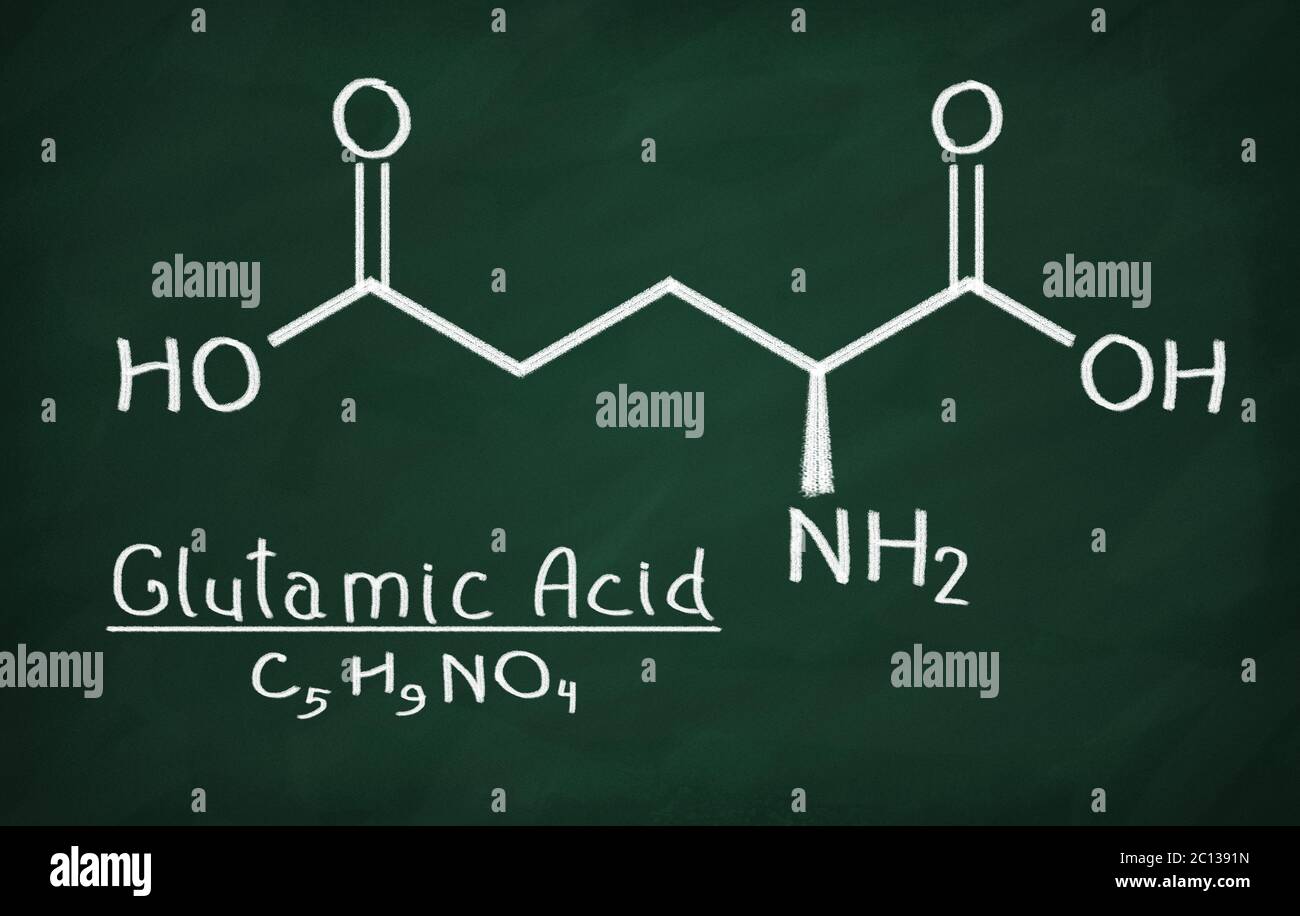 Structural model of Glutamic Acid Stock Photo - Alamy