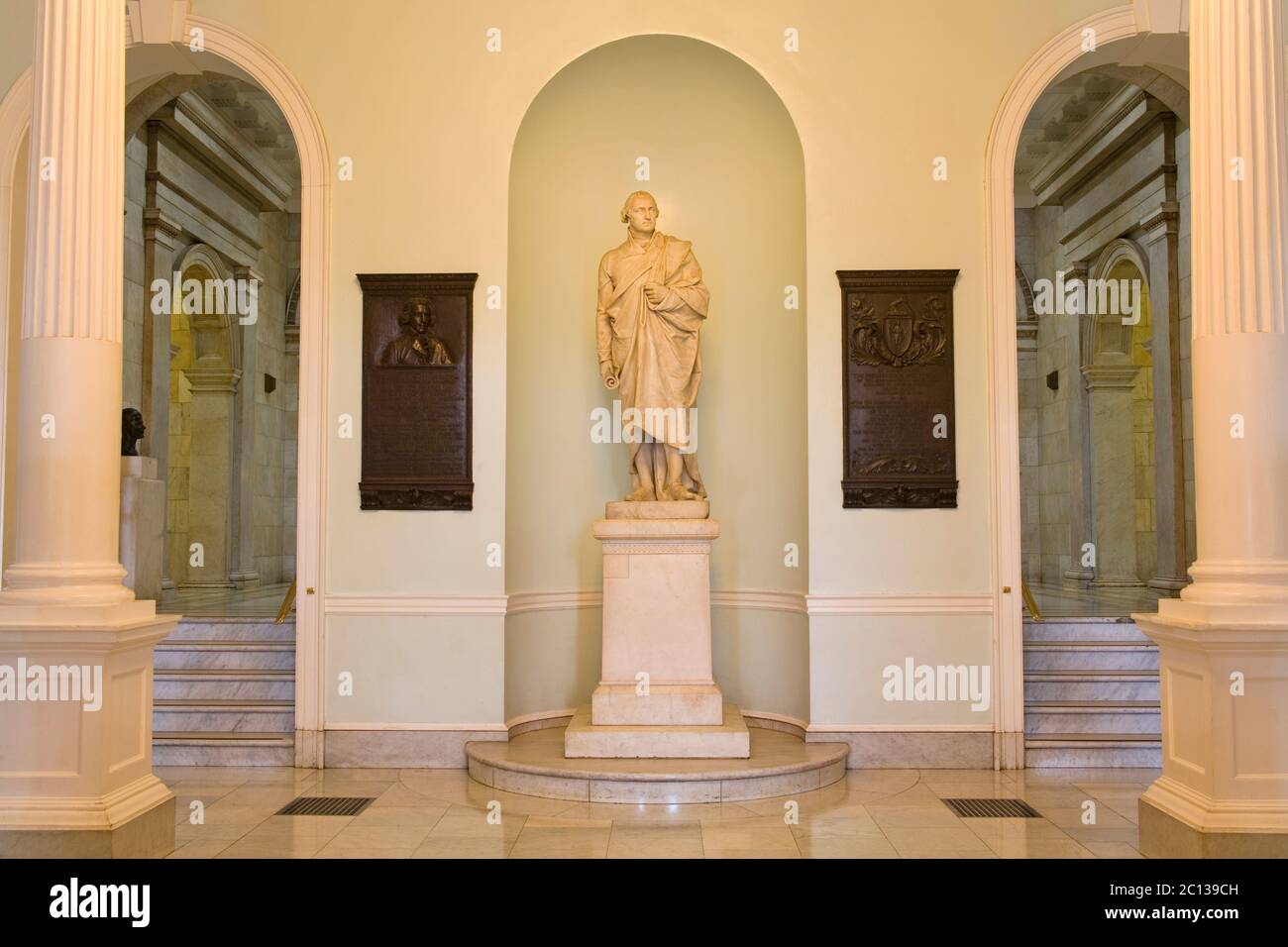 Charles Bulfinch Statue, Massachusetts State House, Boston ...
