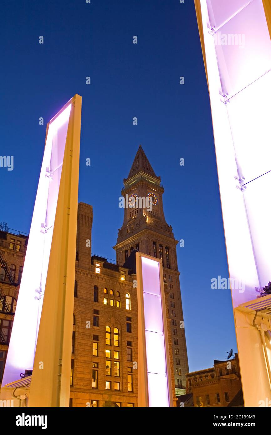 Custom House Tower, Boston, Massachusetts, USA Stock Photo - Alamy