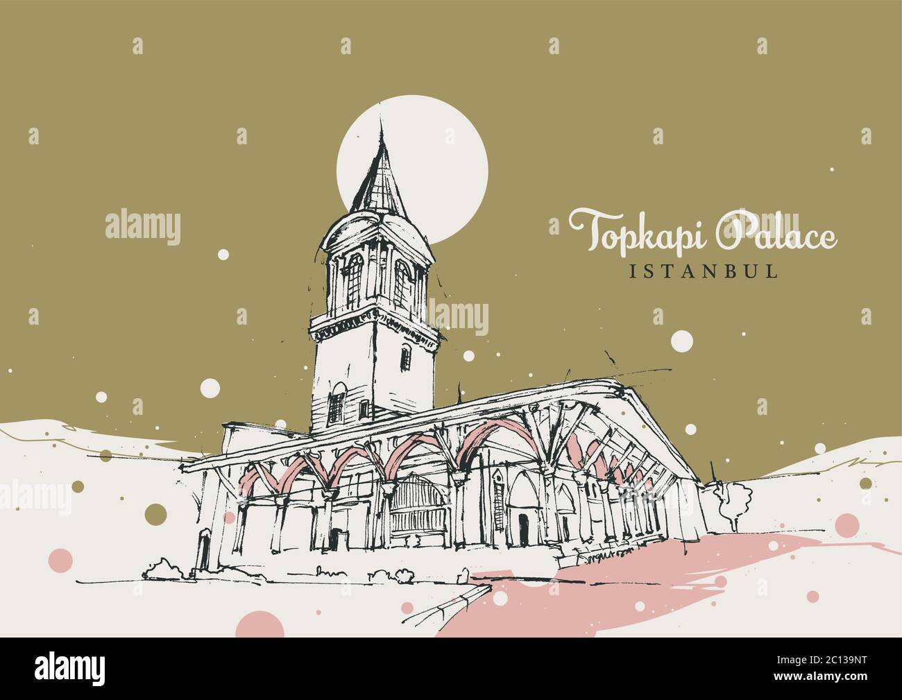 Topkapi palace istanbul Stock Vector Images - Alamy