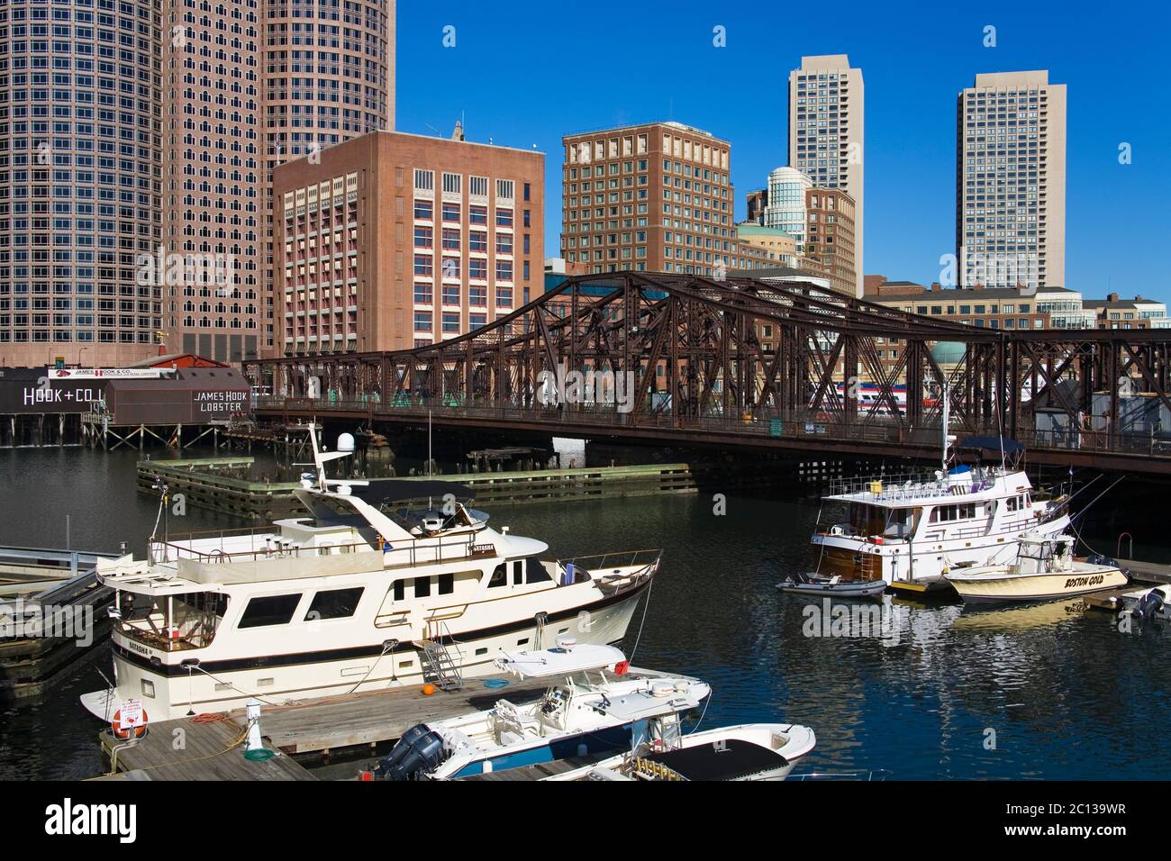 Fort Point Channel Marina, Boston, Massachusetts, USA Stock Photo - Alamy