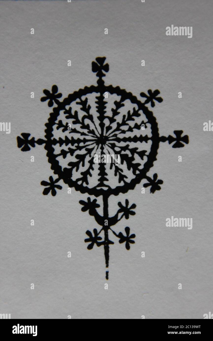 Fine 70s vintage black and white photography of the Christian cross ...