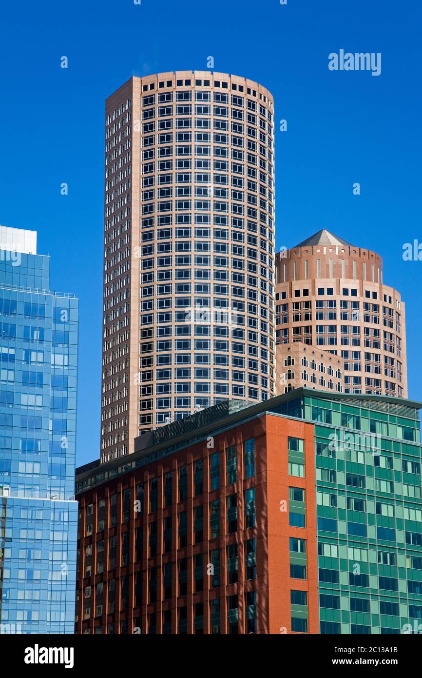 International Place Towers, Fort Point Channel, Boston, Massachusetts ...