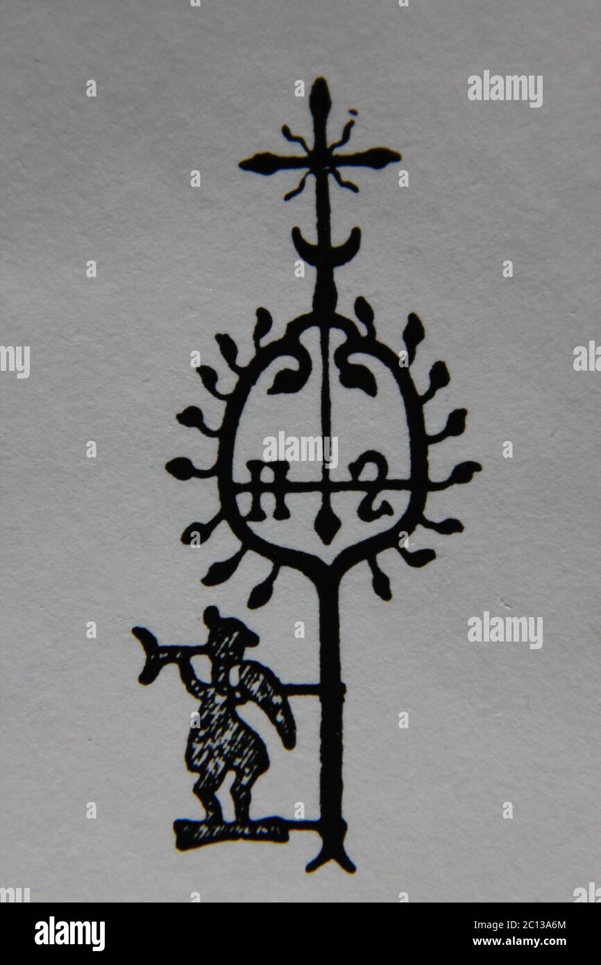 Fine 70s vintage black and white photography of the Christian cross ...