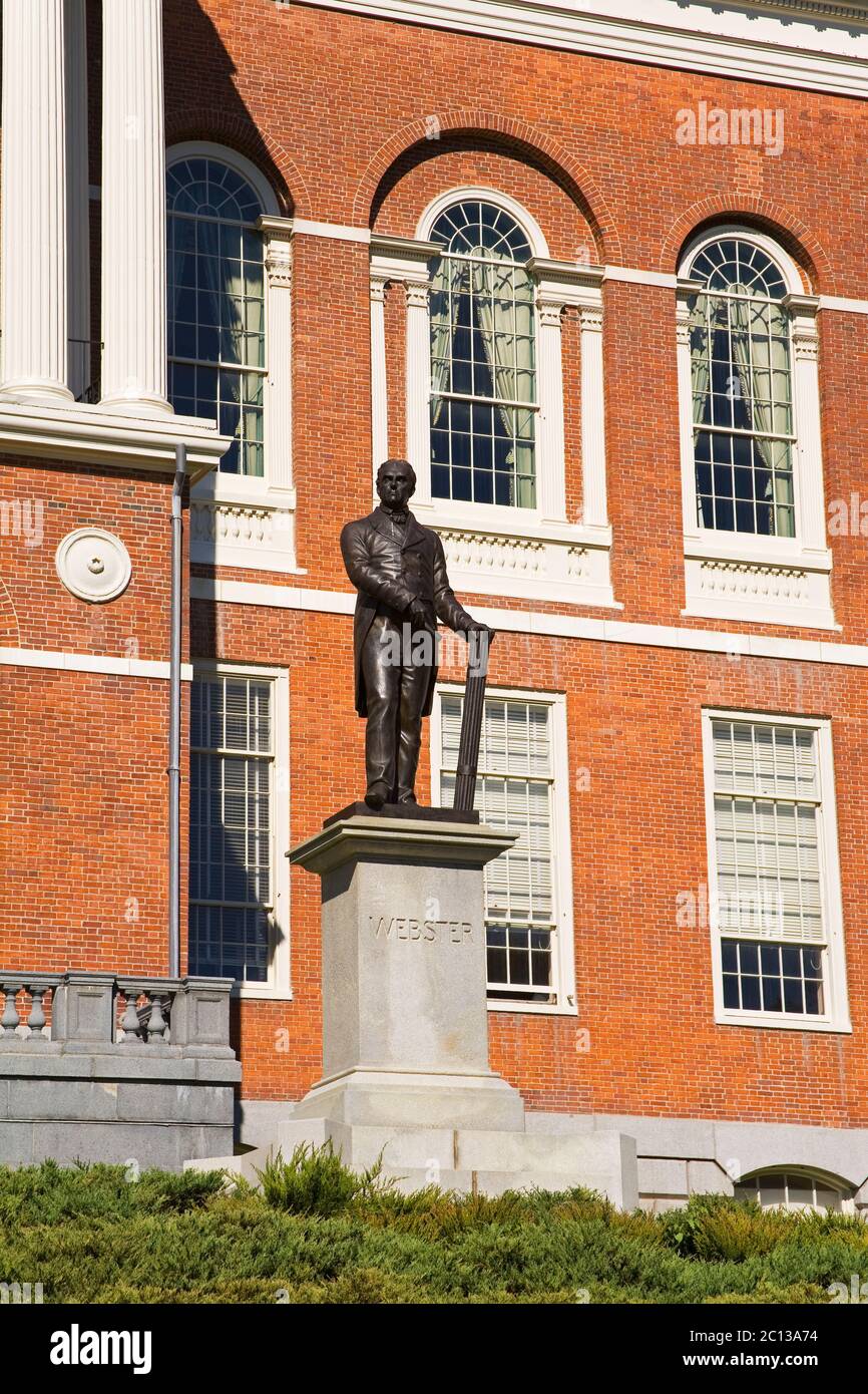 Websters statue hi-res stock photography and images - Alamy