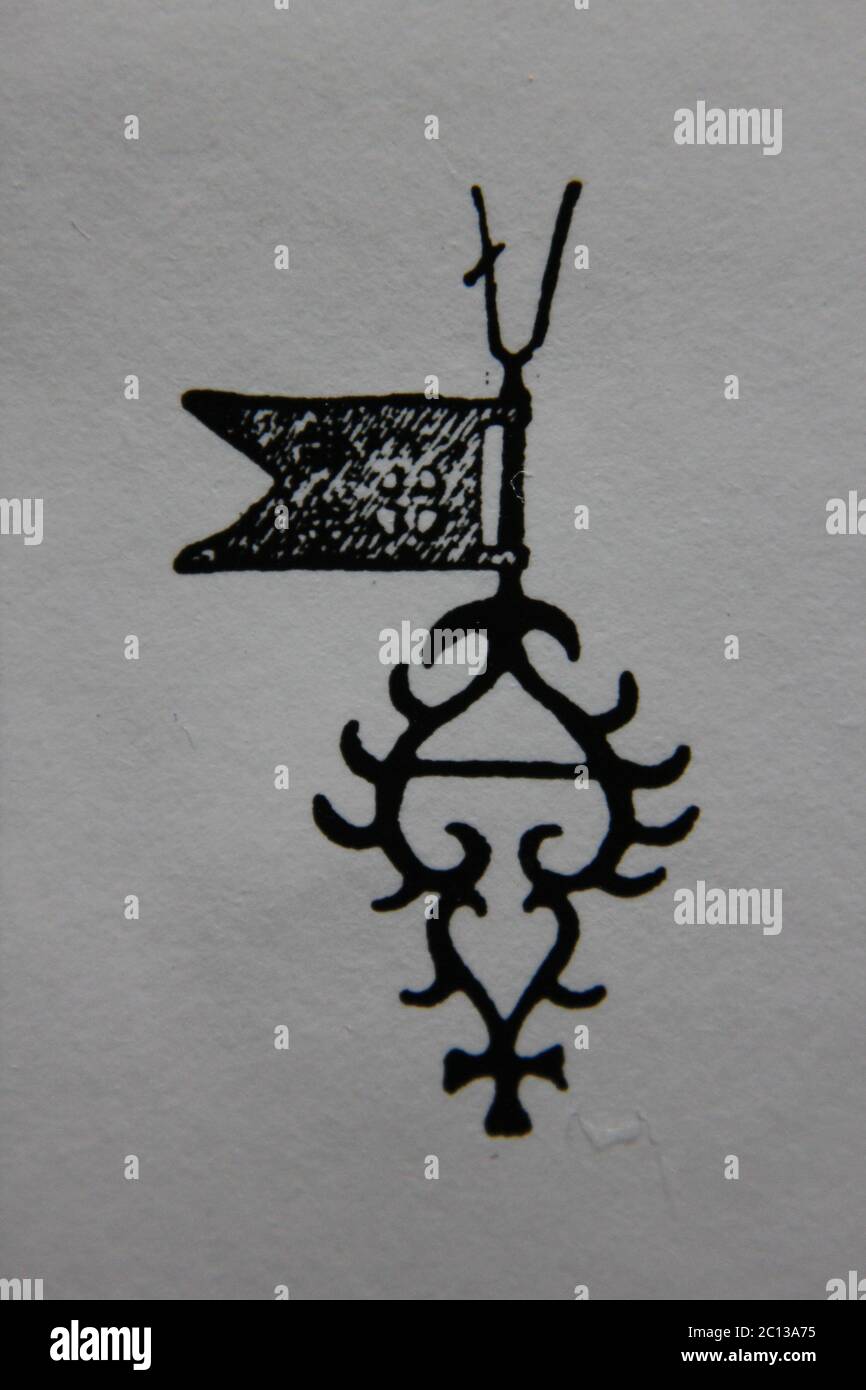 Fine 70s vintage black and white photography of the Christian cross ...
