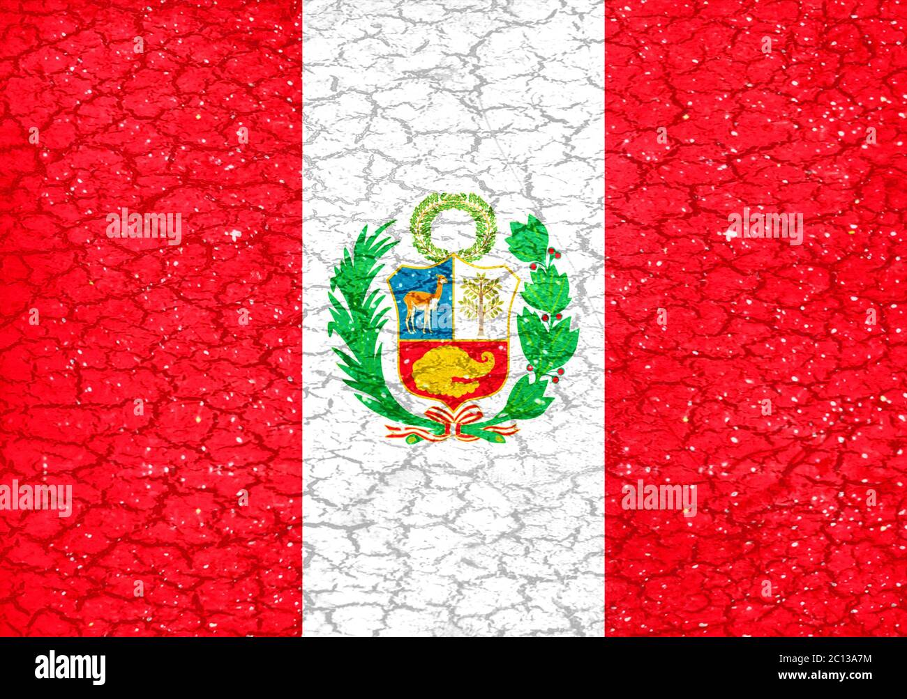 Flag peru national country symbol hi-res stock photography and images ...