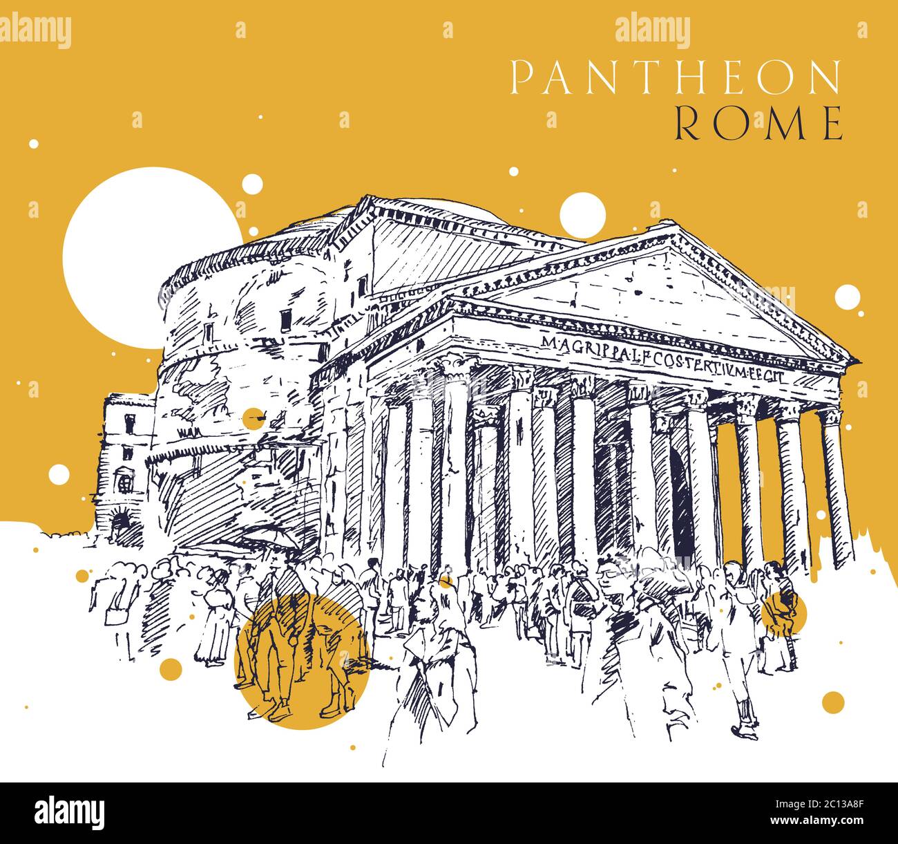 Important landmarks Stock Vector Images - Alamy