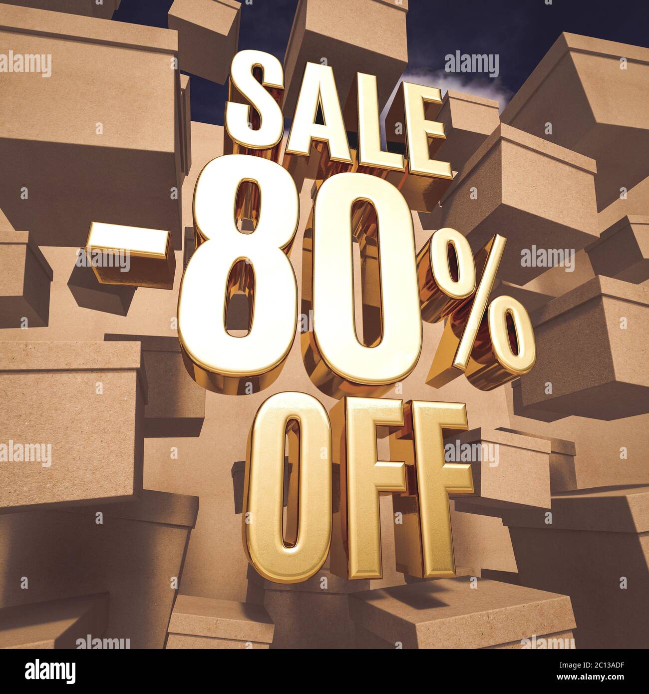 Gold Percent Sign Stock Photo - Alamy