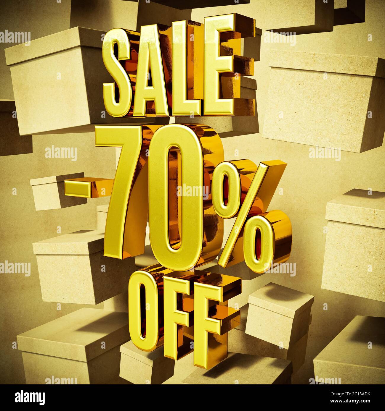 Gold Percent Sign Stock Photo - Alamy