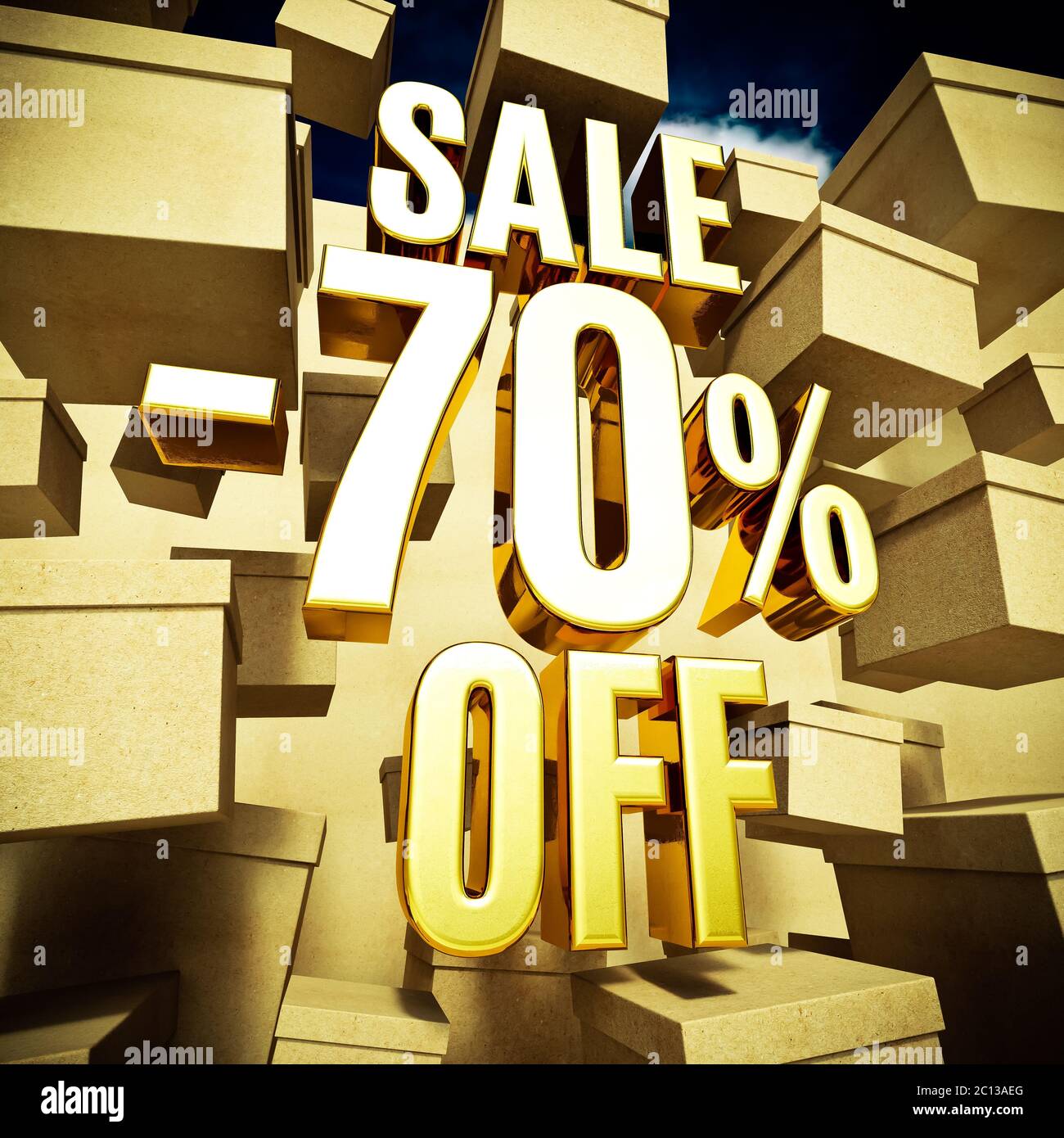 Gold Percent Sign Stock Photo - Alamy