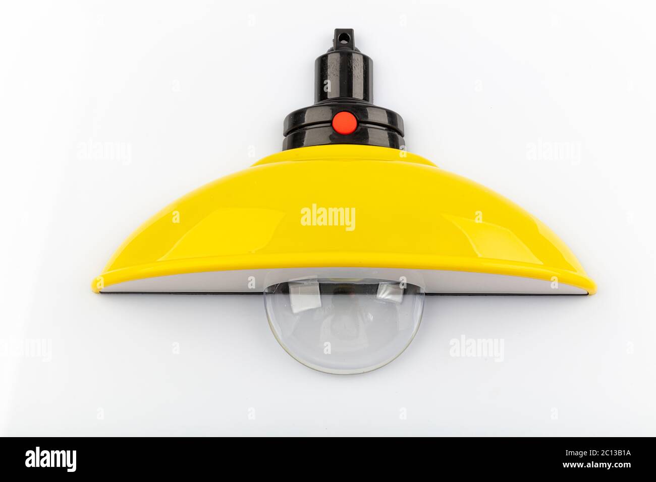 Half circle rechargeable wall LEd light isolated on White Background ...