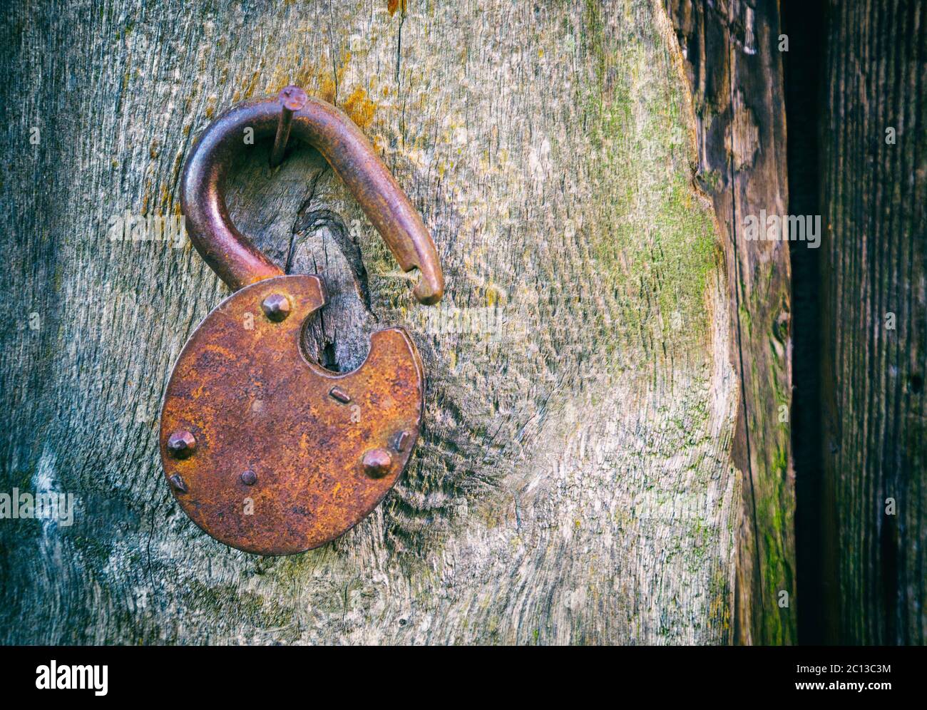 The Old rusty lock Stock Photo - Alamy