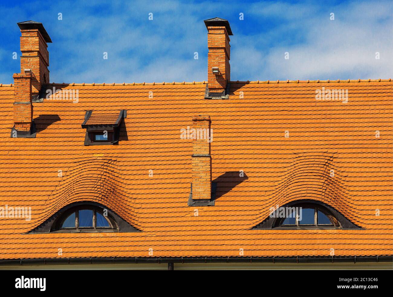 old roof, window Stock Photo - Alamy