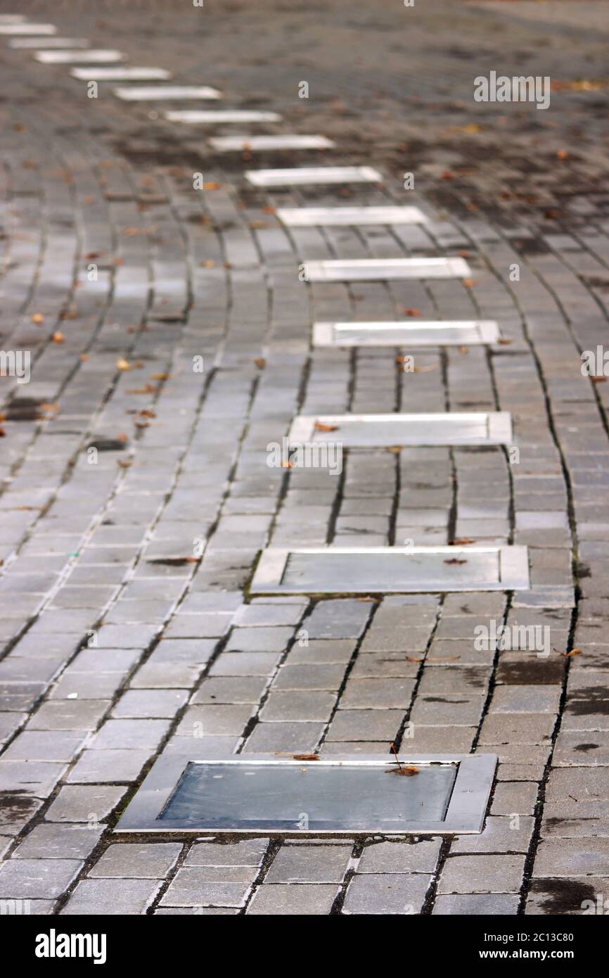 Pavement led lighting hi-res stock photography and images - Alamy