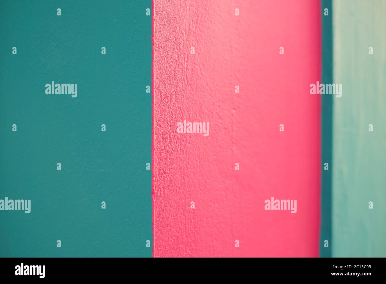Three subdued color bands: pink and shades of blue Stock Photo - Alamy