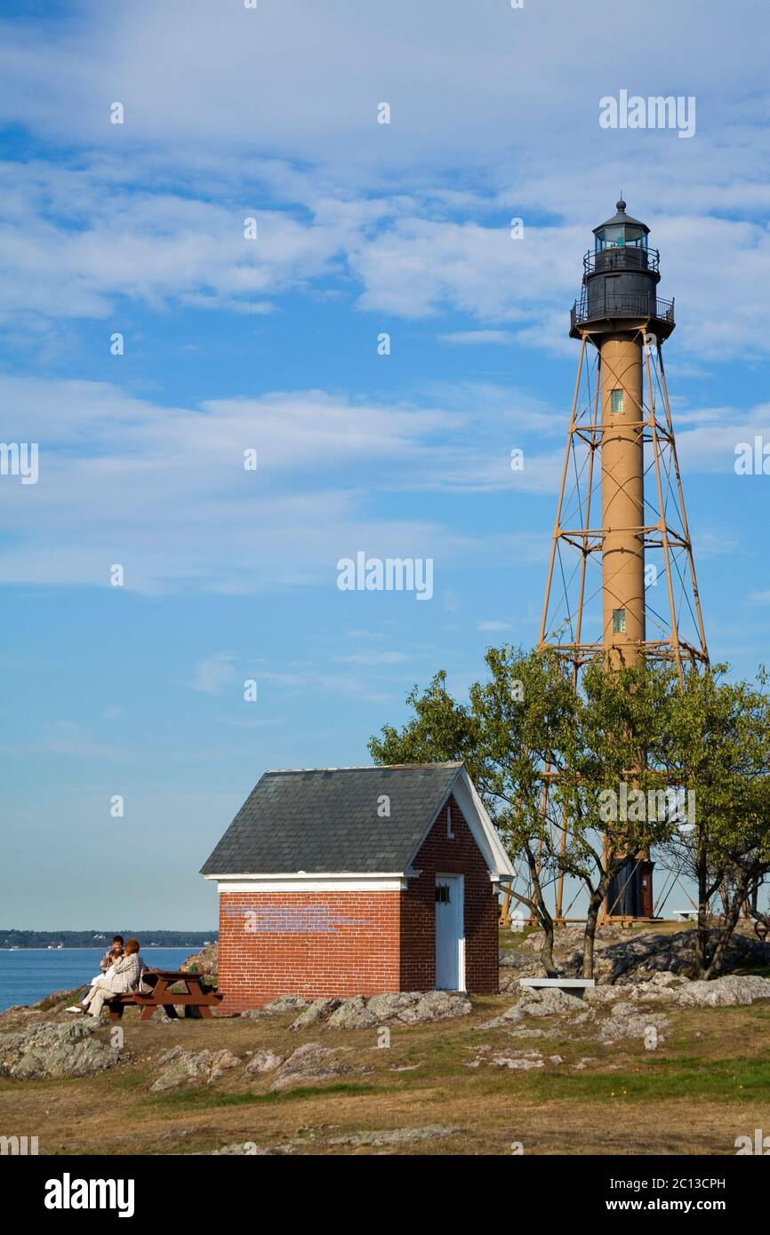 Marblehead Lighthouse, Chandler Hovey Park, Marblehead, Greater Boston ...