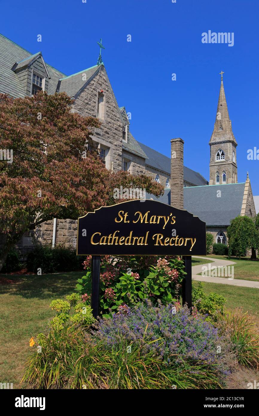 St. Mary's Cathedral, Fall River, Massachusetts, USA Stock Photo - Alamy