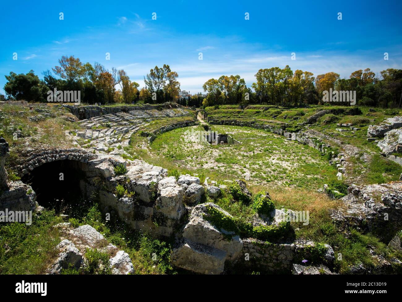 Ruins of Altar of Hieron, Neapolis Archaeological Park, Syracuse ...