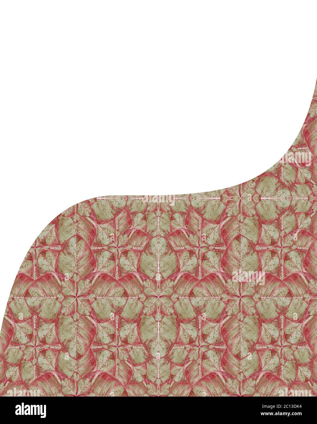 Curved Frame Background with Decorated Borders Stock Photo - Alamy