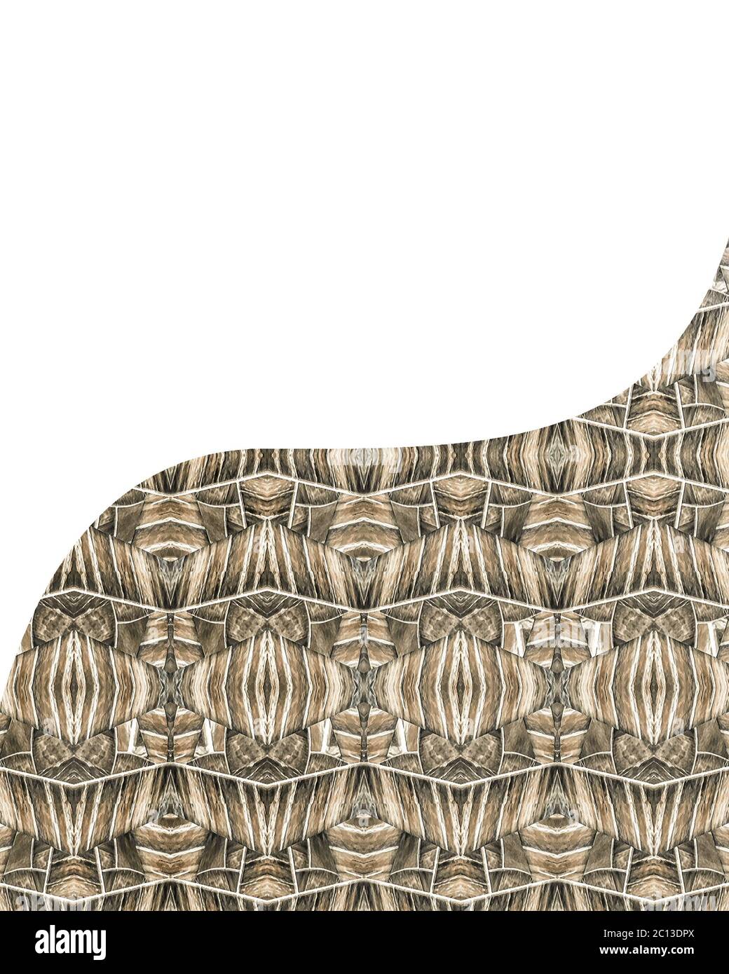 Curved Frame Background with Decorated Borders Stock Photo - Alamy