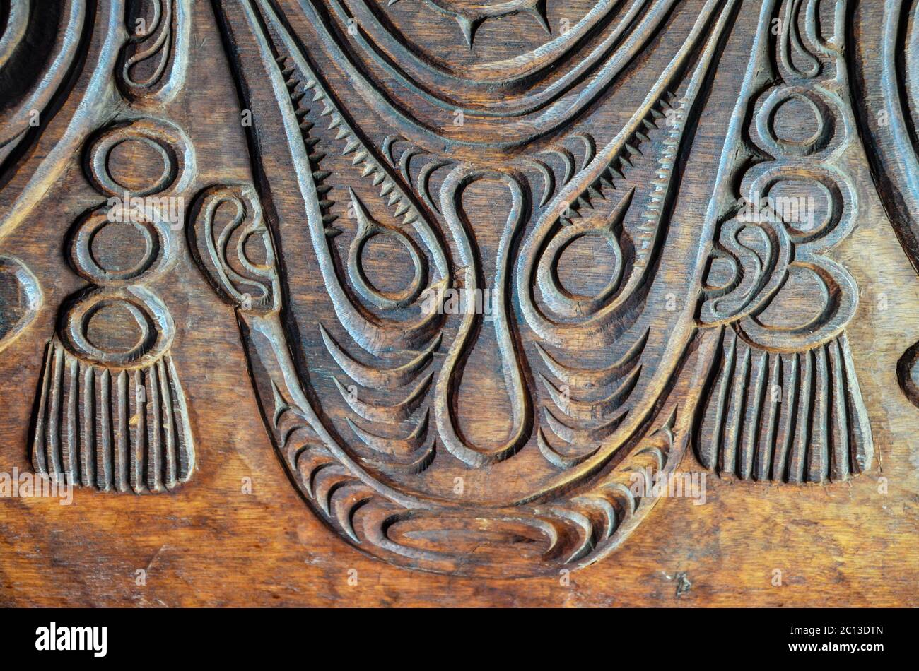 Antique Carved Wood Bas Relief Stock Photo - Alamy