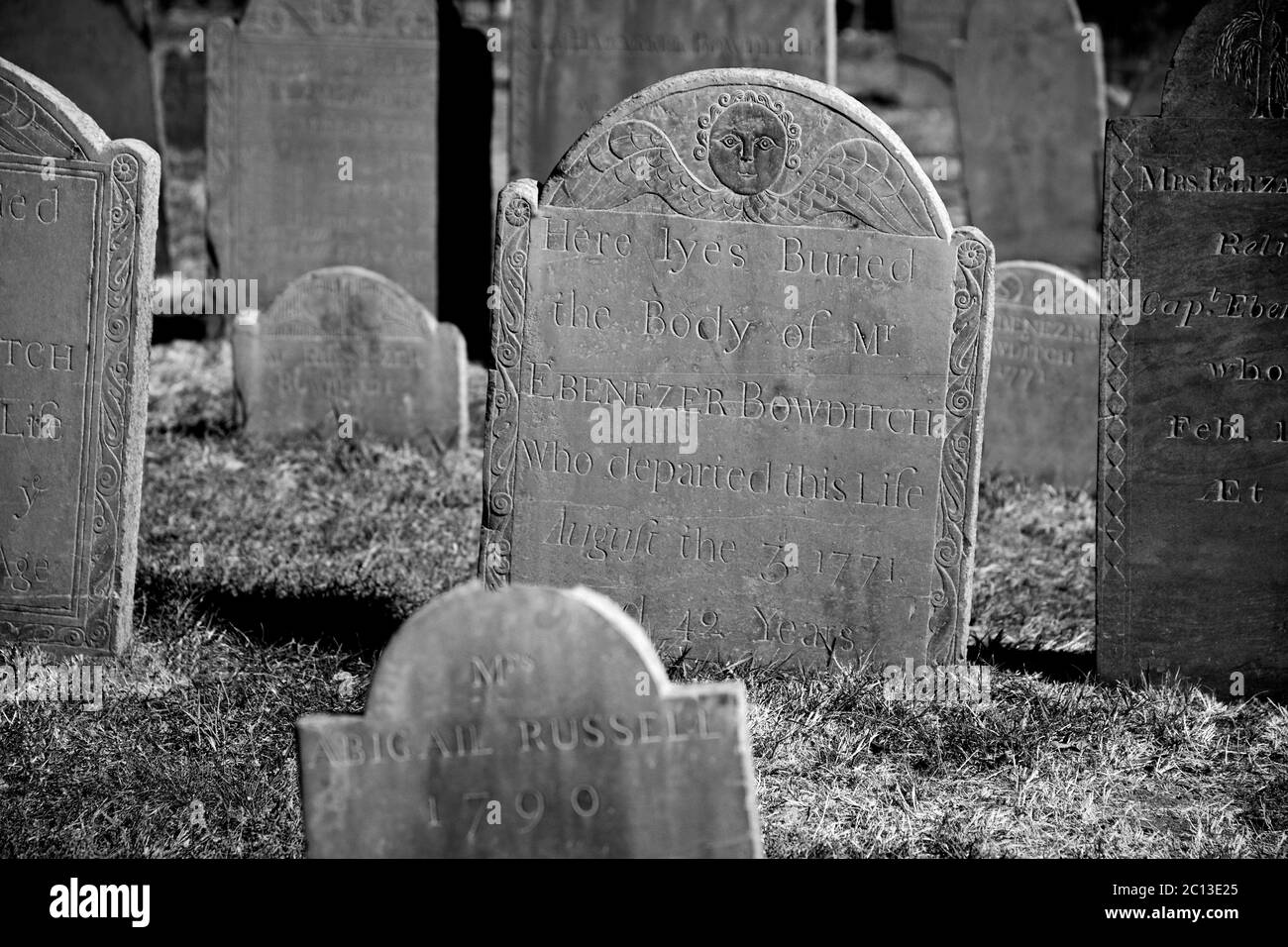 Burying Point Cemetery, Salem, Greater Boston Area, Massachusetts, USA ...