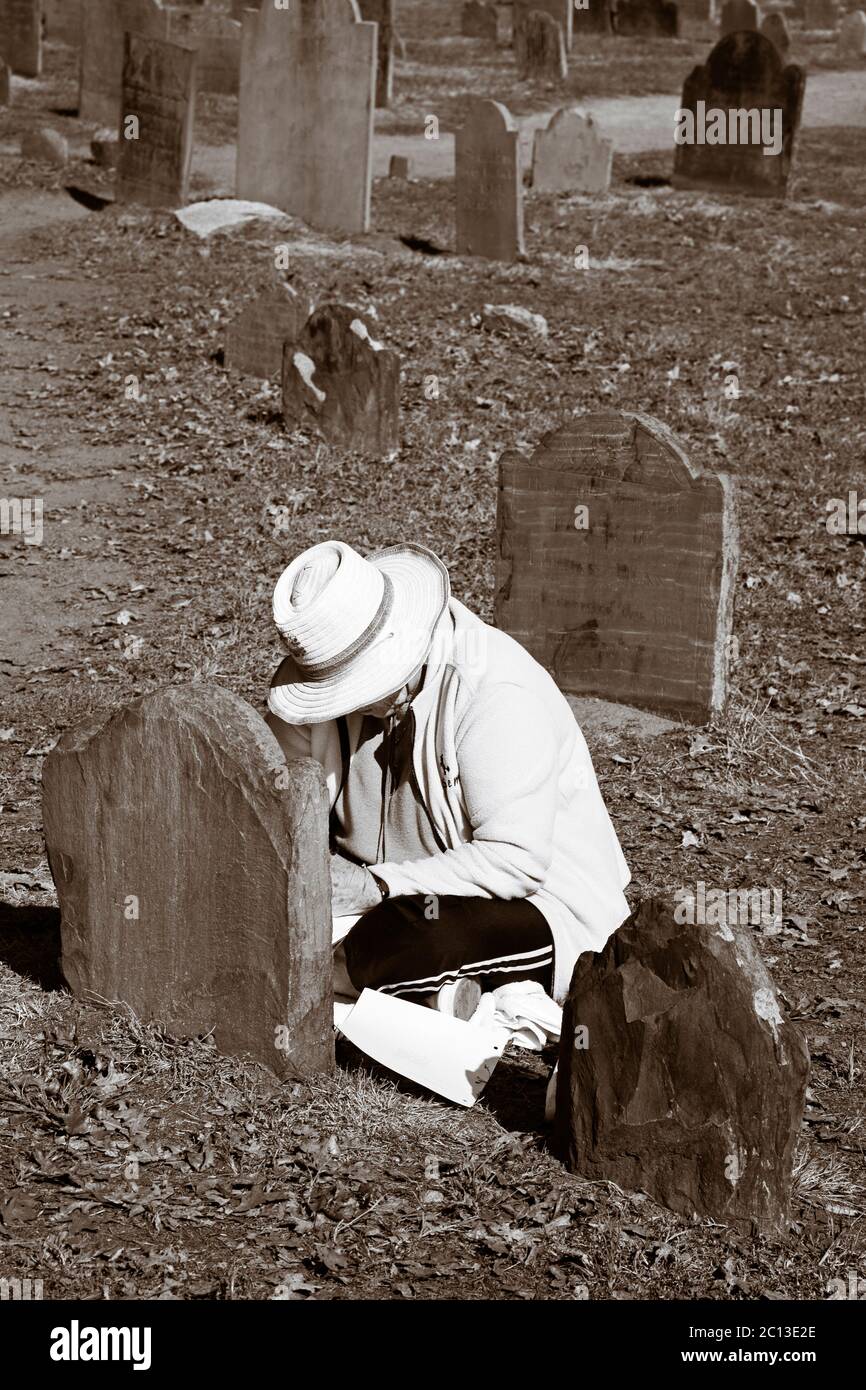 Burying Point Cemetery, Salem, Greater Boston Area, Massachusetts, USA ...