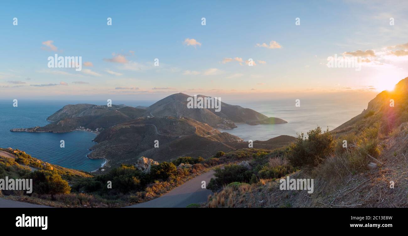 Landscape of Mani region in Laconia Peloponnese,Greece Stock Photo - Alamy