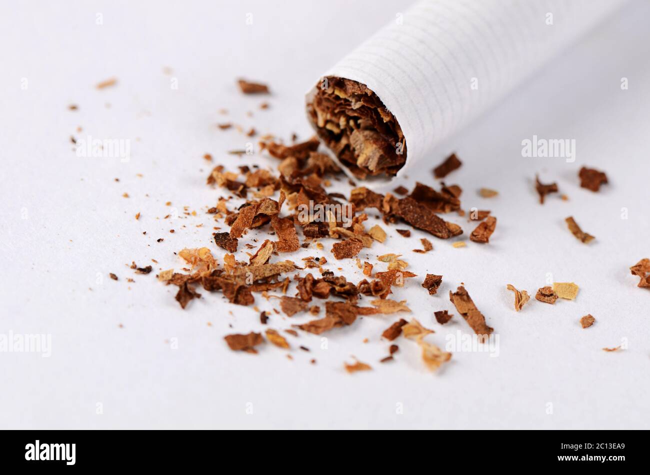 Cigarette isolated on a white background Stock Photo - Alamy