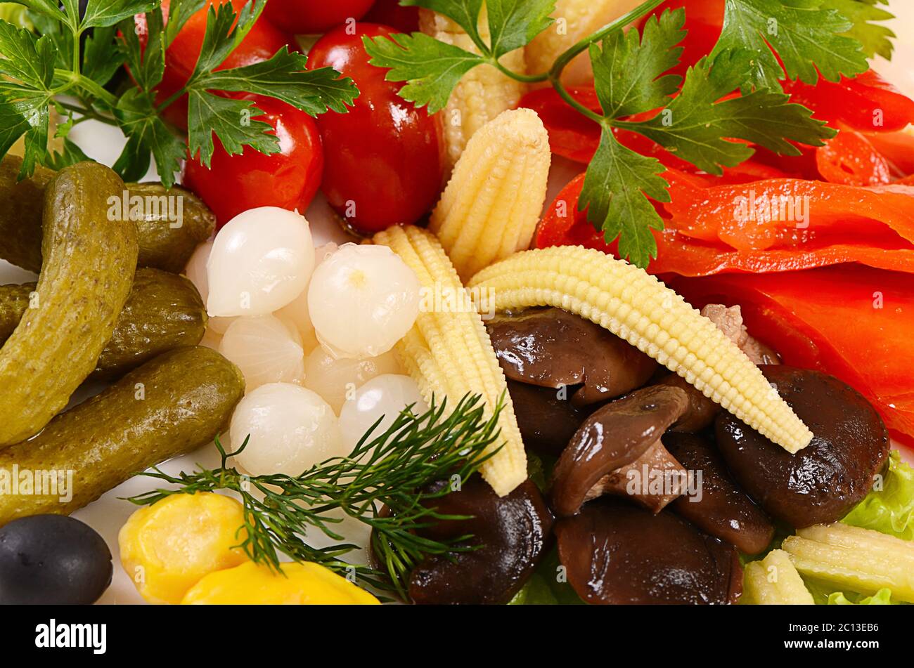 Cold appetizer assorted mushrooms hi-res stock photography and images ...