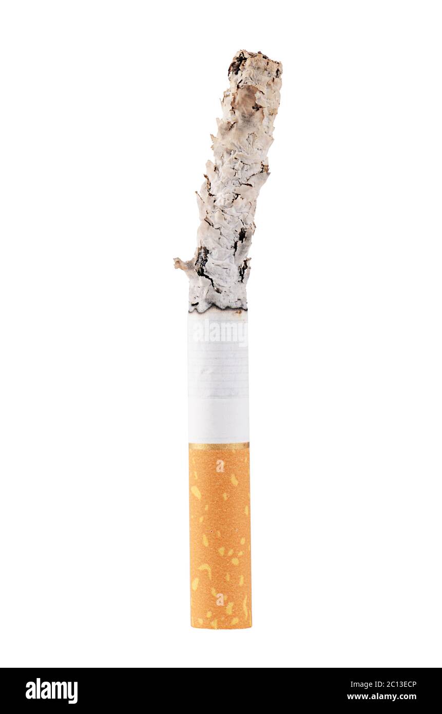 Cigarette isolated on a white background Stock Photo - Alamy
