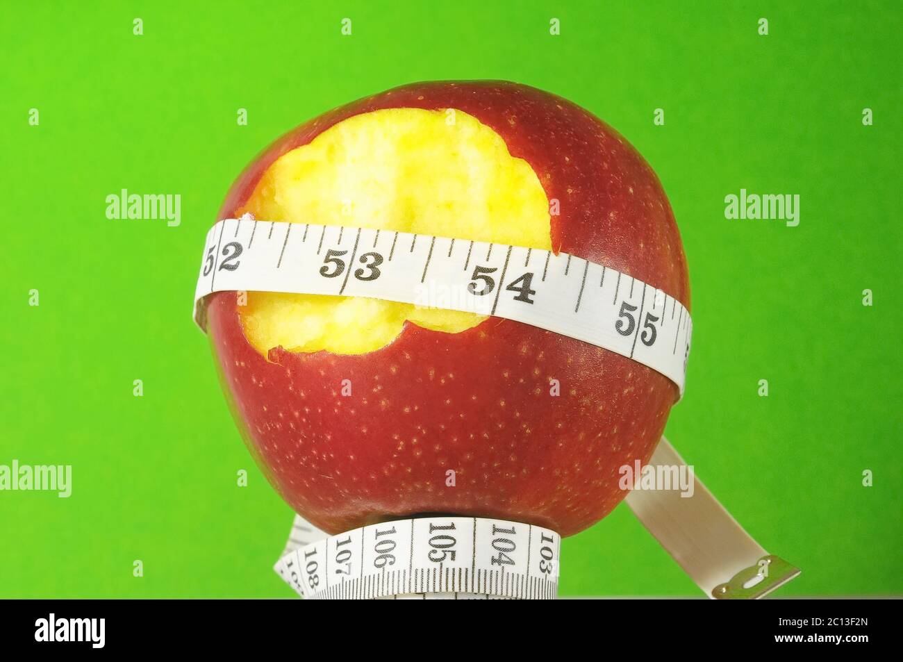 Diet Apple and Meter Stock Photo - Alamy