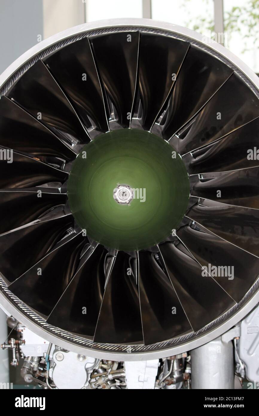 structure of the aircraft engine turbine, army aviation, military and ...