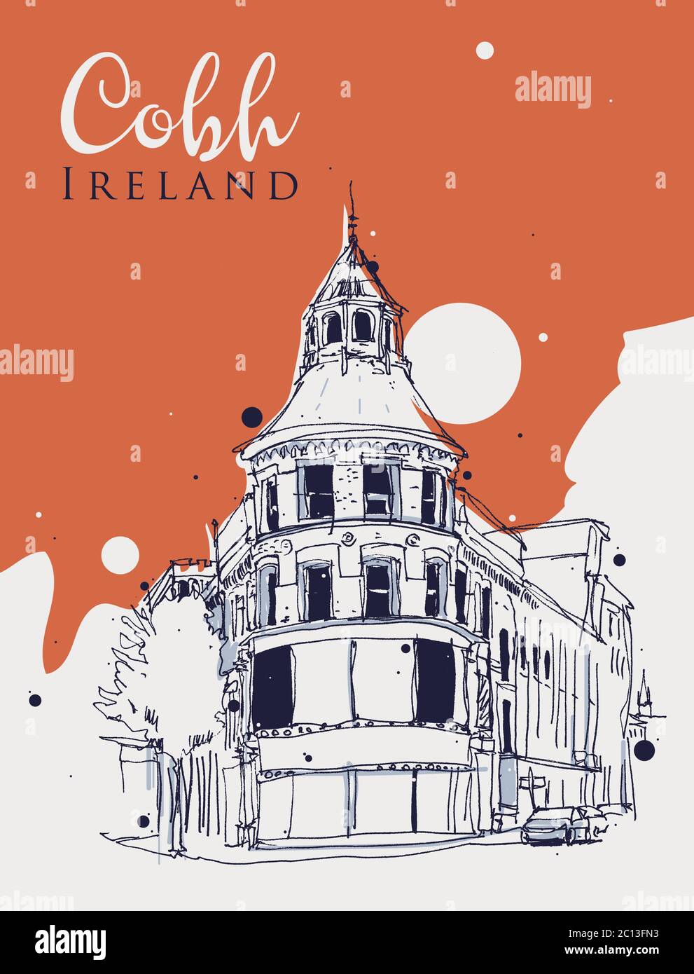 Outline sketch of ireland hi-res stock photography and images - Alamy