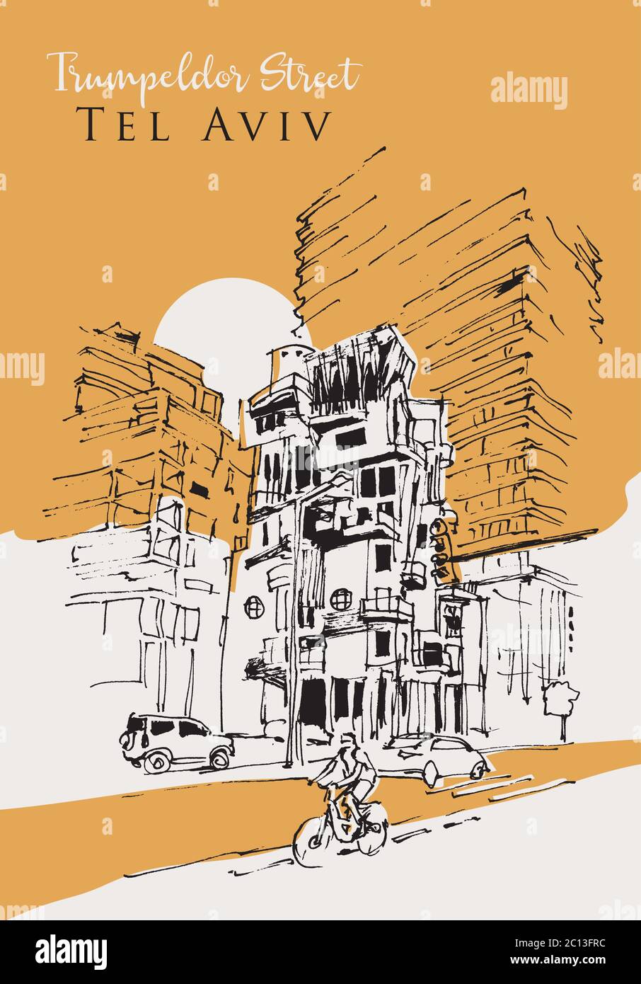 Allenby street tel aviv Stock Vector Images - Alamy