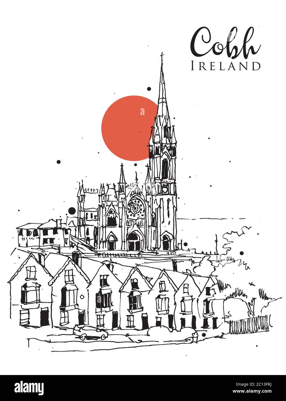 Cork cathedral Stock Vector Images - Alamy