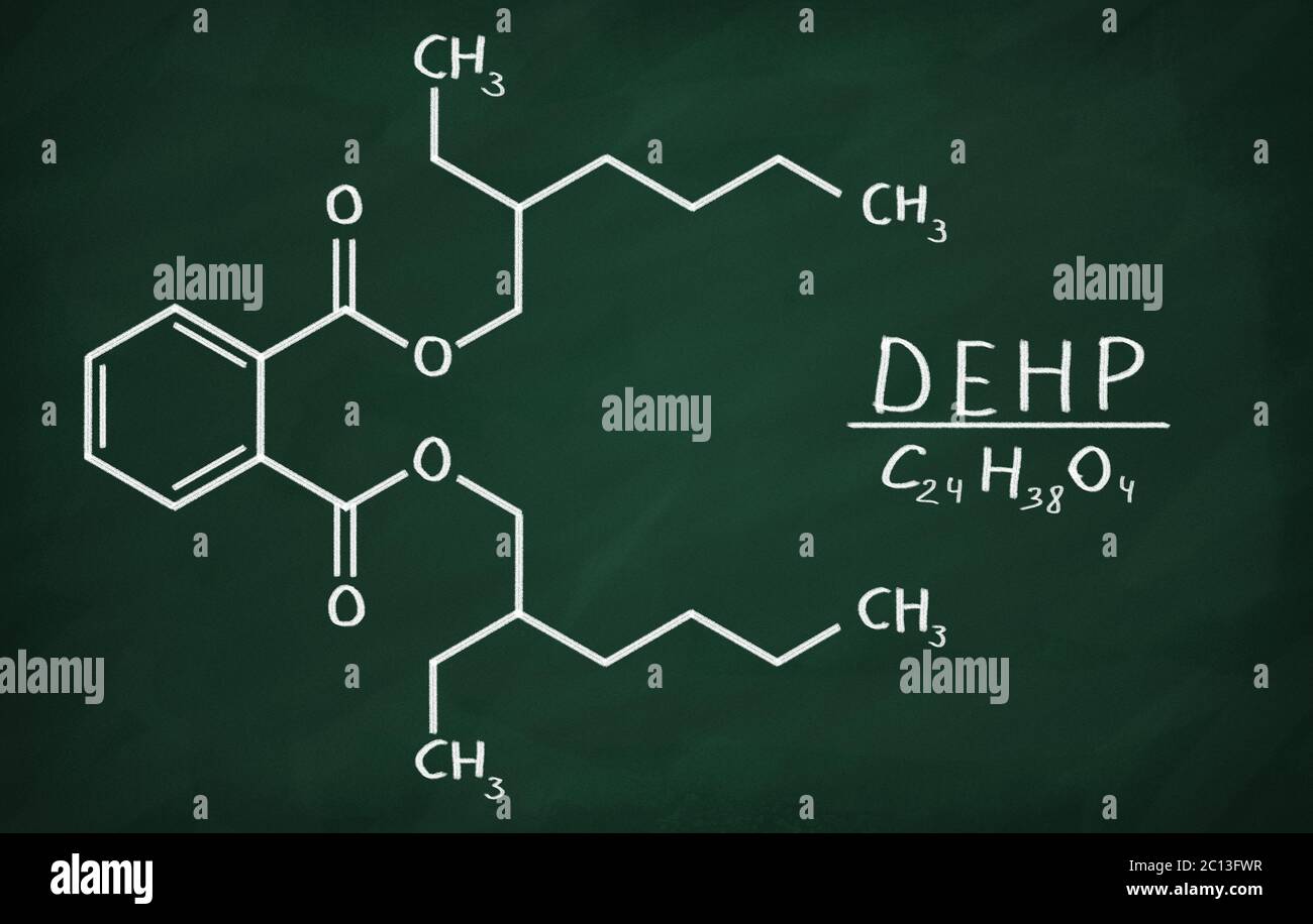 Structural model of DEHP Stock Photo - Alamy