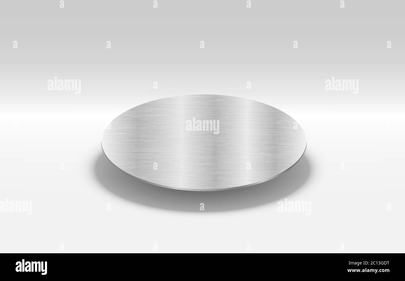 Silver metal base Stock Vector Images - Alamy