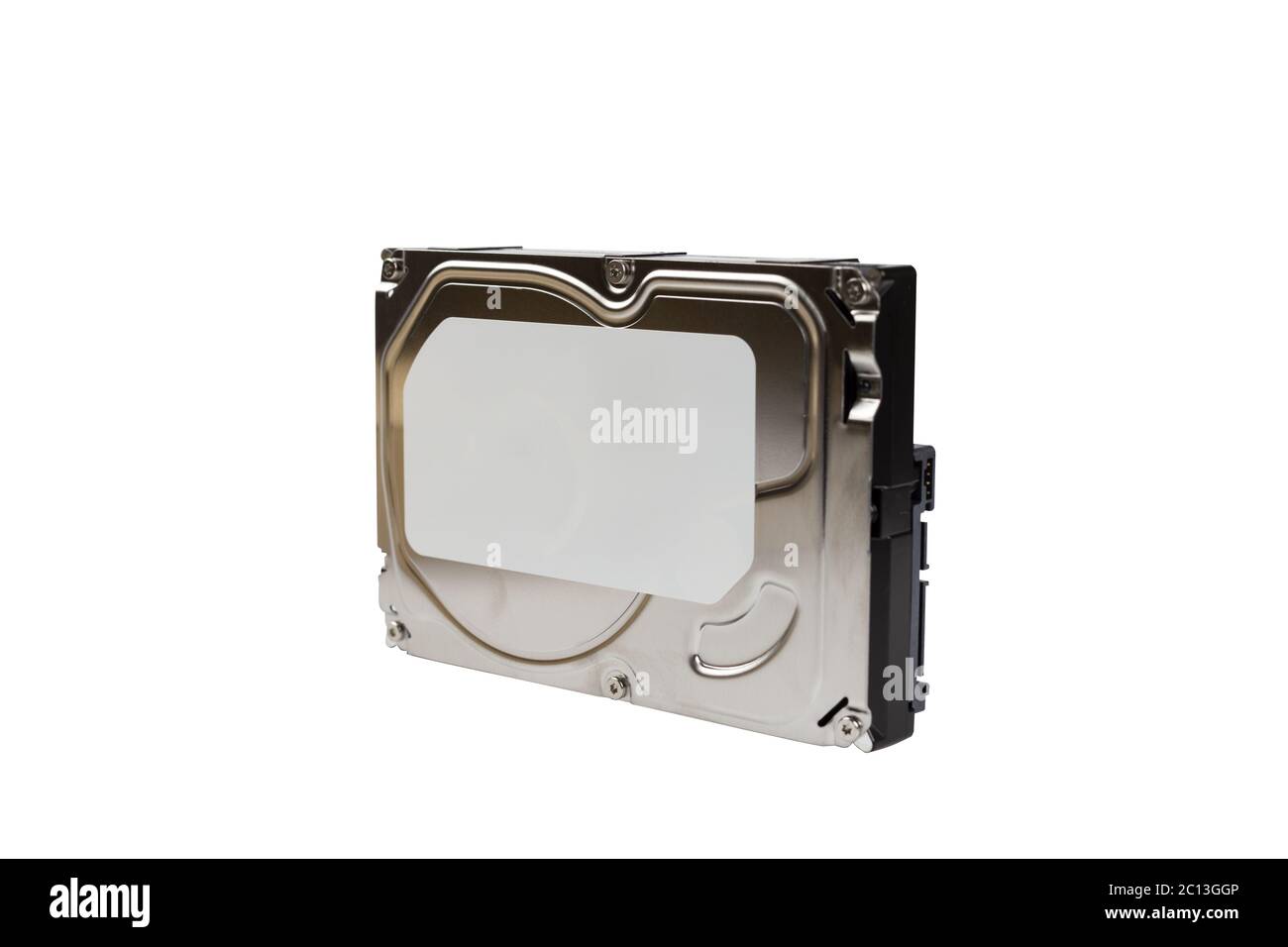 isolated hard disc on white background Stock Photo - Alamy