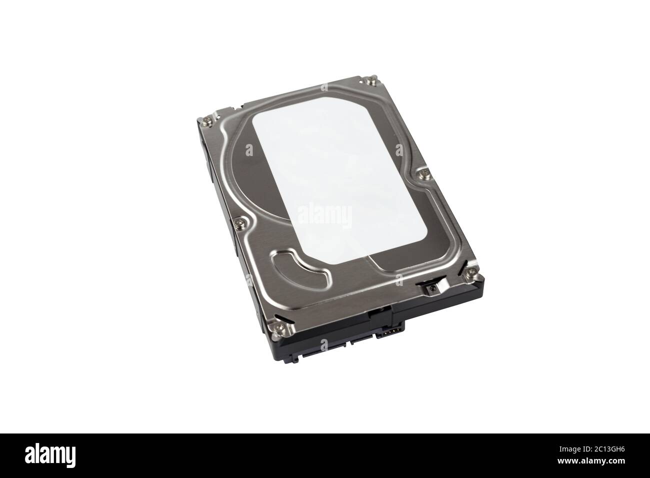 isolated hard disc on white background Stock Photo - Alamy