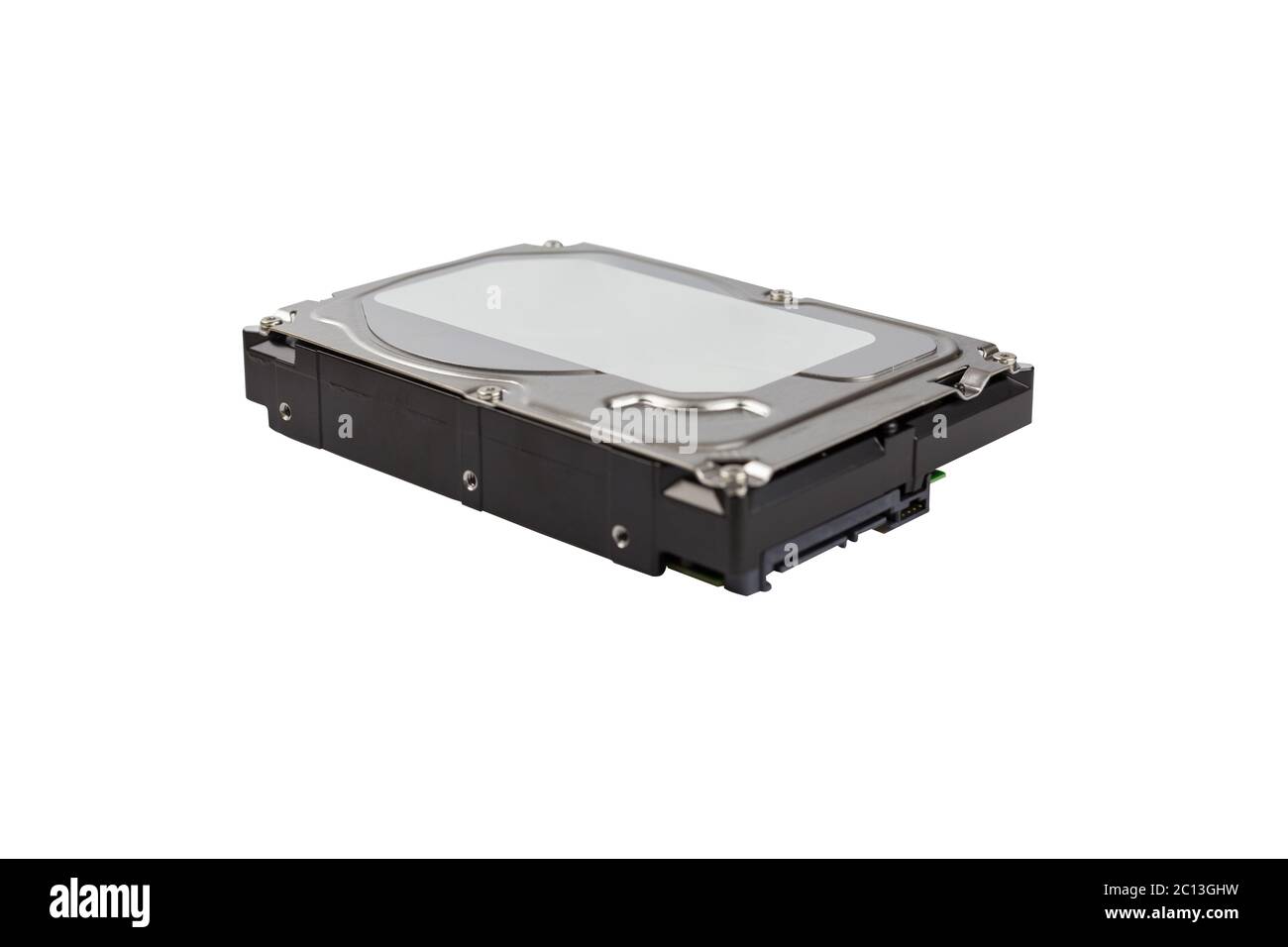 isolated hard disc on white background Stock Photo - Alamy